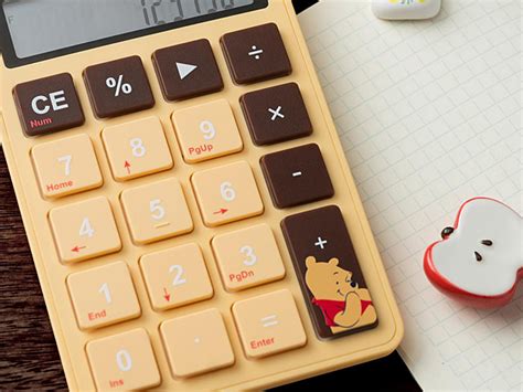 Infothink Winnie The Pooh Usb Numberic Keypad With Calculator