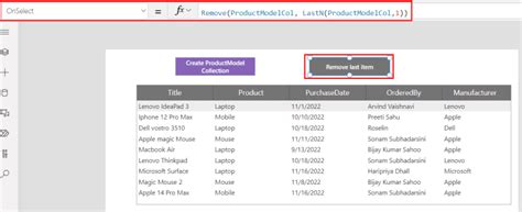 Remove An Item From A Power Apps Collection