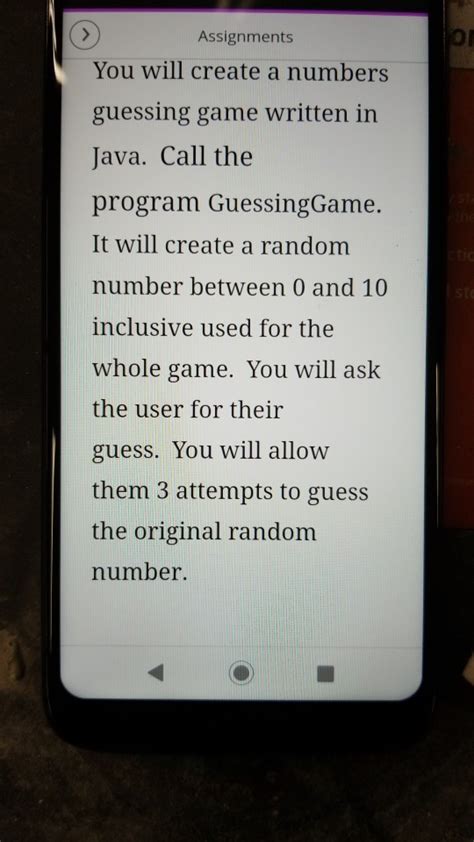 Solved Assignments You Will Create A Numbers Guessing Game