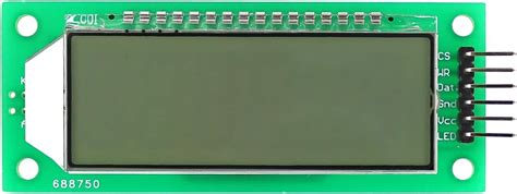 Buy Taidacent Pcs Ht Segment Lcd Display Digit Segment Lcd Module Inch White Green