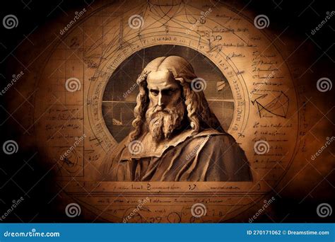 A Vintage Mathematics Background With Hand Drawn Equations Formulas And Diagrams Generative