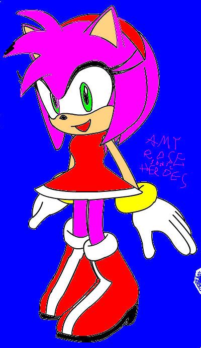 Amy Rose Sonic Heroes By Costicutasonic On Deviantart