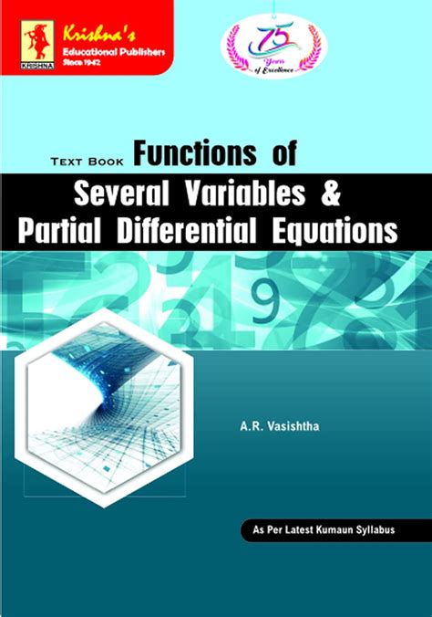 Tb Functions Of Several Variables And Partial Differential Equations Edition 2 Pages 222