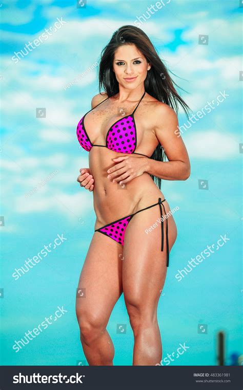 Sexy Female Swimsuit Model Stock Photo 483361981 Shutterstock