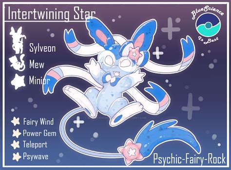 Sylveon X Mew X Minior Customfusion By Bluesciencefusions On Deviantart