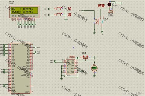 Proteus仿真实例基于stm32单片机的酒精浓度检测系统（仿真文件程序）24 32f 29proteus酒精浓度检测 Csdn博客