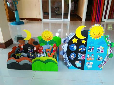 สื่อการสอนหน่วย กลางวัน กลางคืน สื่อปฐมวัย By Krusine