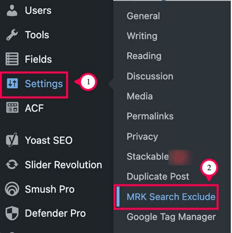 Exclude Pages And Posts From Wordpress Search