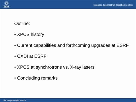 PDF X Ray Photon Correlation Spectroscopy XPCS And Coherent X Ray DOKUMEN TIPS