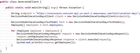 Java Api For Decision Service Invocation Openrules Decision