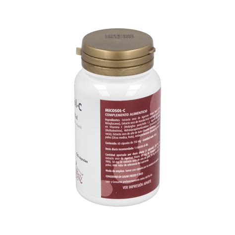 Comprar Micosol C Hongo Del Sol 60cap De Jellybell