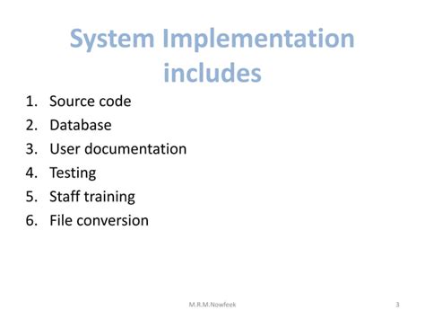 System Implementationpptx