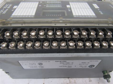 a b allen bradley 1791 16ac 16 input 16 output ac block i o module