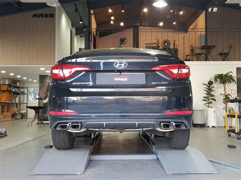 Lf 소나타 터보 가변 배기 튜닝 듀얼 가변 중통 캣백 네이버 블로그