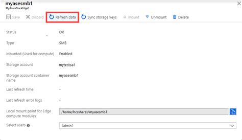 Azure Stack Edge Pro Fpga 공유 관리 Microsoft Learn