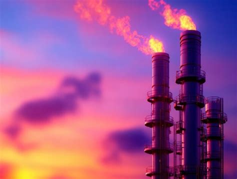 Identifying Fugitive Methane Sources In Industrial Settings Premium Ai Generated Image