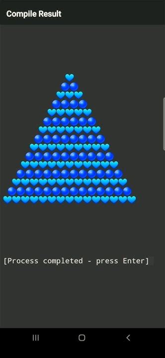 how to make triangle pattern coding c coding pattern design coder status life shorts