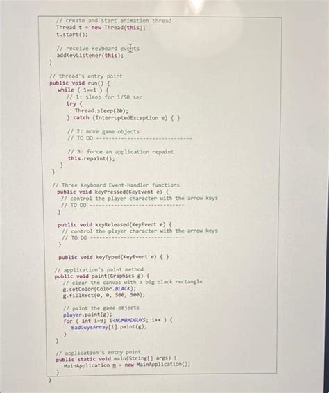 Solved 31 81 Consider The Simple Java Game Bad Guys