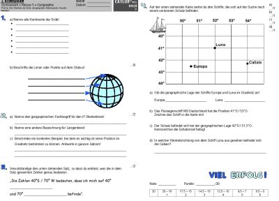 Schulaufgaben Erdkunde Geographie Klasse 5 Realschule Catlux