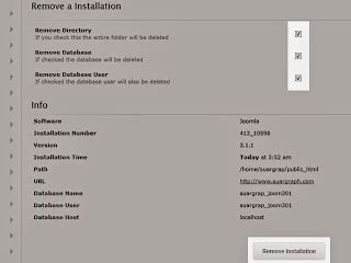 Uninstall And Install Joomla From The Cpanel Directly Agratitudesign Impression