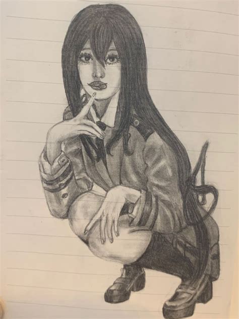 Tsuyu My Hero Academia Sketches Cute Cosplay Drawings