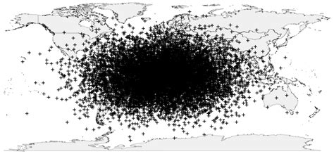 Spatial Plot Hexbin Density Over Map With Base Graphics In R Stack