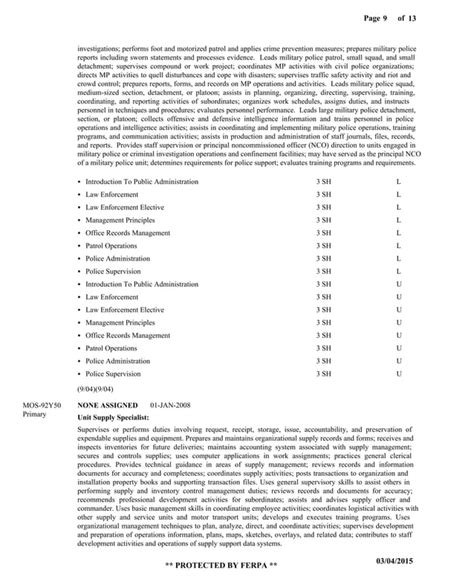 My Joint Service Transcript Jst Army Pdf
