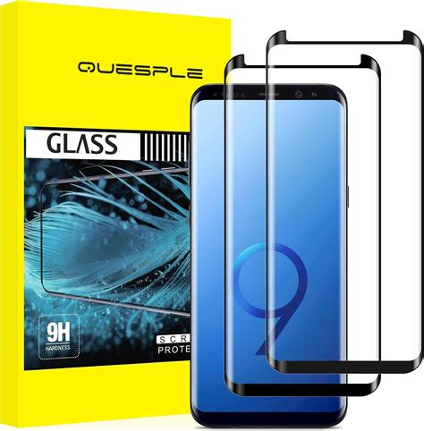 Quesple 2 Pack Screen Protector For Samsung Galaxy S9 58