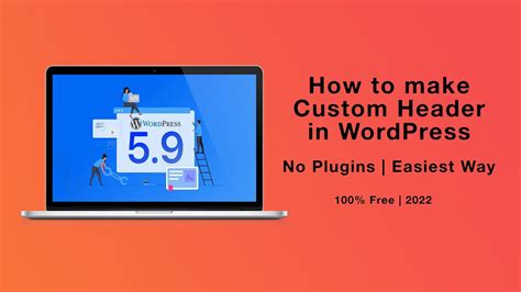 How To Creating Custom Header In WordPress No Plugins WordPress Features YouTube