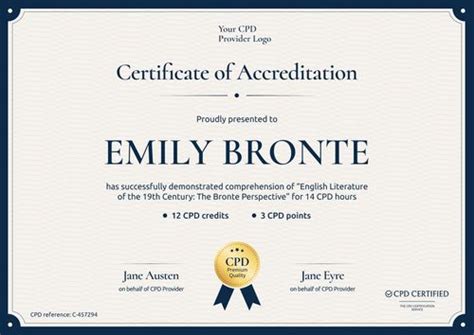 Cpd Certificate Templates Download And Edit For Free