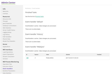 md process monitoring ataccama one