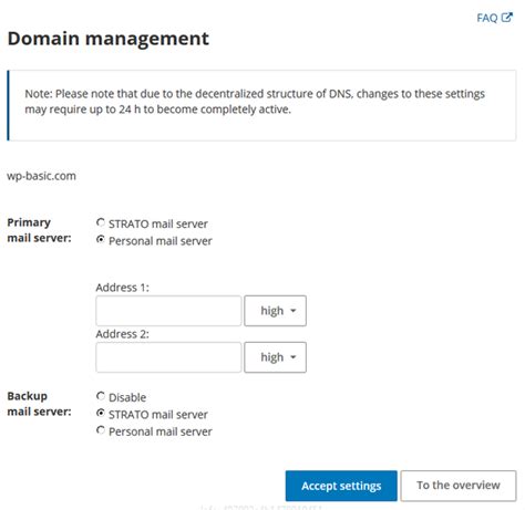 What Settings Can I Configure In The MX Record Configuration Dialog