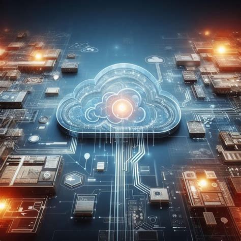 Premium Photo Cloud Computing Technology Data Information On Cloud To Backup Storage Internet Data