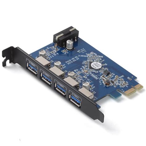 Orico 4 портовая карта расширения Usb 3 0 Pci E Orico