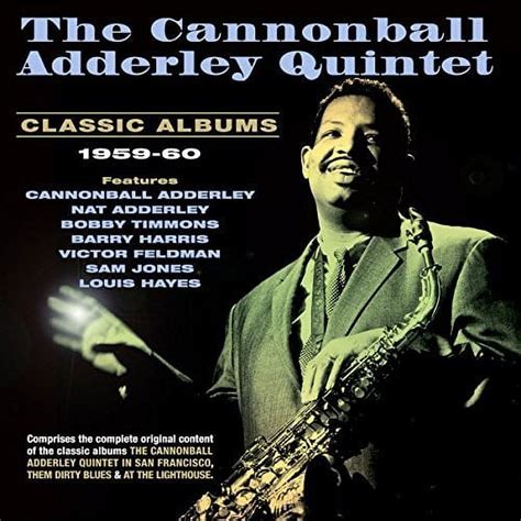 Cannonball Adderley Classic Albums 1959 60 Jazz Cd