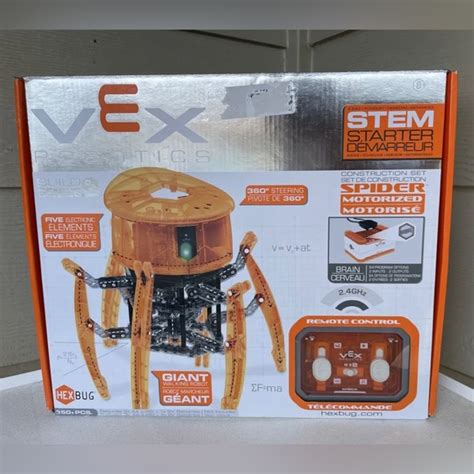 Vex Toys Nw 99 Vex Robotics Spider Motorized Rc Giant Walking Robot Hexbug Toy Build Poshmark