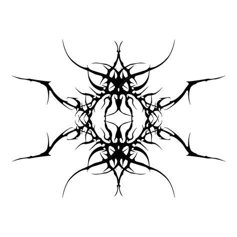 Spider Cybersigil Premium Vector