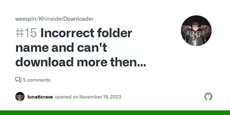 incorrect folder name and can t download more then one album · issue