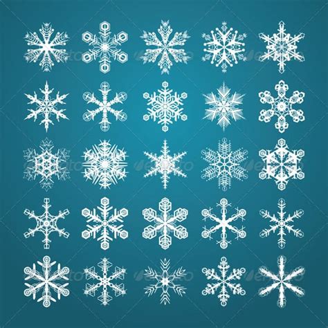 Snowlakes Graphics Designs And Templates Graphicriver