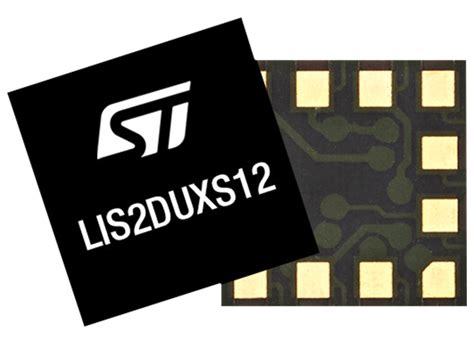 Lis2duxs12 Ultra Low Power Accelerometer Stmicro Mouser