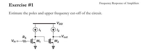 Exercise 1 Frequency Response Of Amplifiers