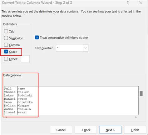 How To Separate Name And Surname In Excel