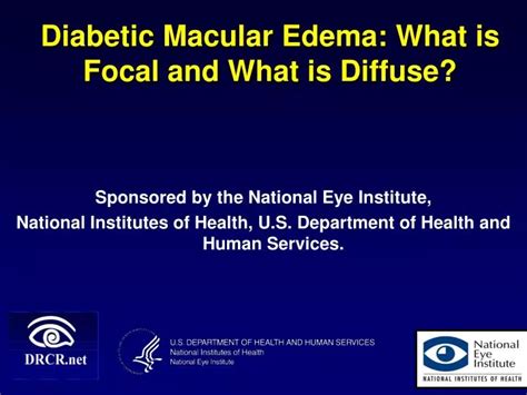 Ppt Diabetic Macular Edema What Is Focal And What Is Diffuse Powerpoint Presentation Id257537