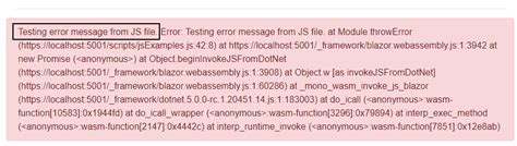 Using Jsinterop To Pass Html Elements And Handle Js Errors