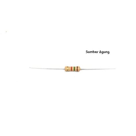Resistor 1k5 1500 Ohm 1500ohm Berkualitas Bagus Lazada Indonesia