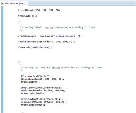 Solved Create A Simple Graphical User Interface Gui Bank Balance