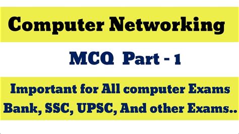 Computer Networking Question And Answer Mcq For Ccc Exam Youtube