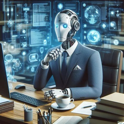 Premium Photo Futuristic Android Coder In 3d Crafting Innovative Solutions With Advanced