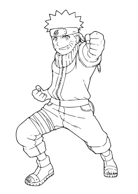 Раскраски Наруто 70 фото