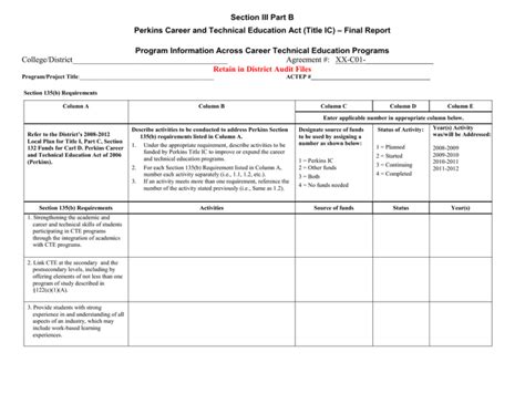 Section Iii Part B Final Report